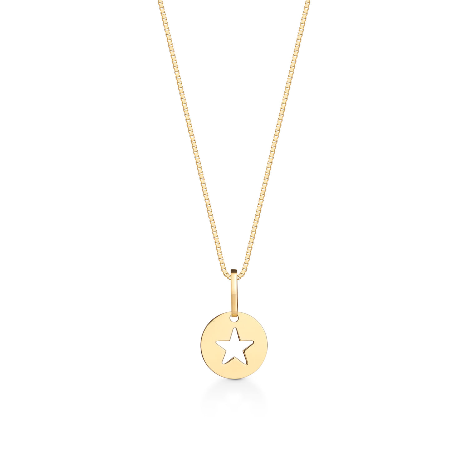 Pingente Estrela em Ouro Amarelo 18k | MONTE CARLO