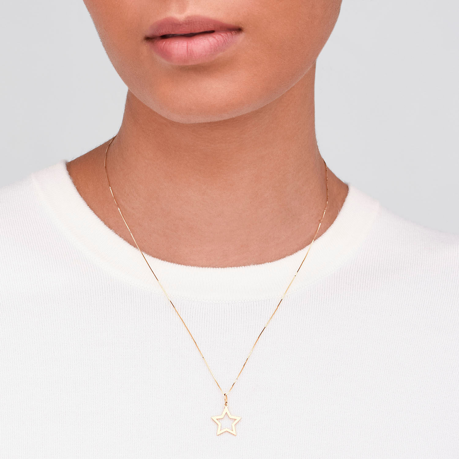Pingente Estrela em Ouro Amarelo 18k | MONTE CARLO