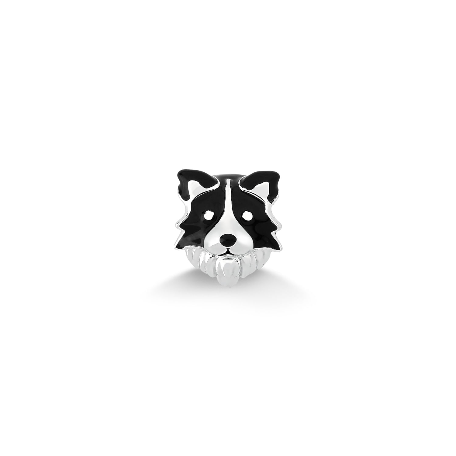 Charm Border Collie em Prata 925 | MONTE CARLO