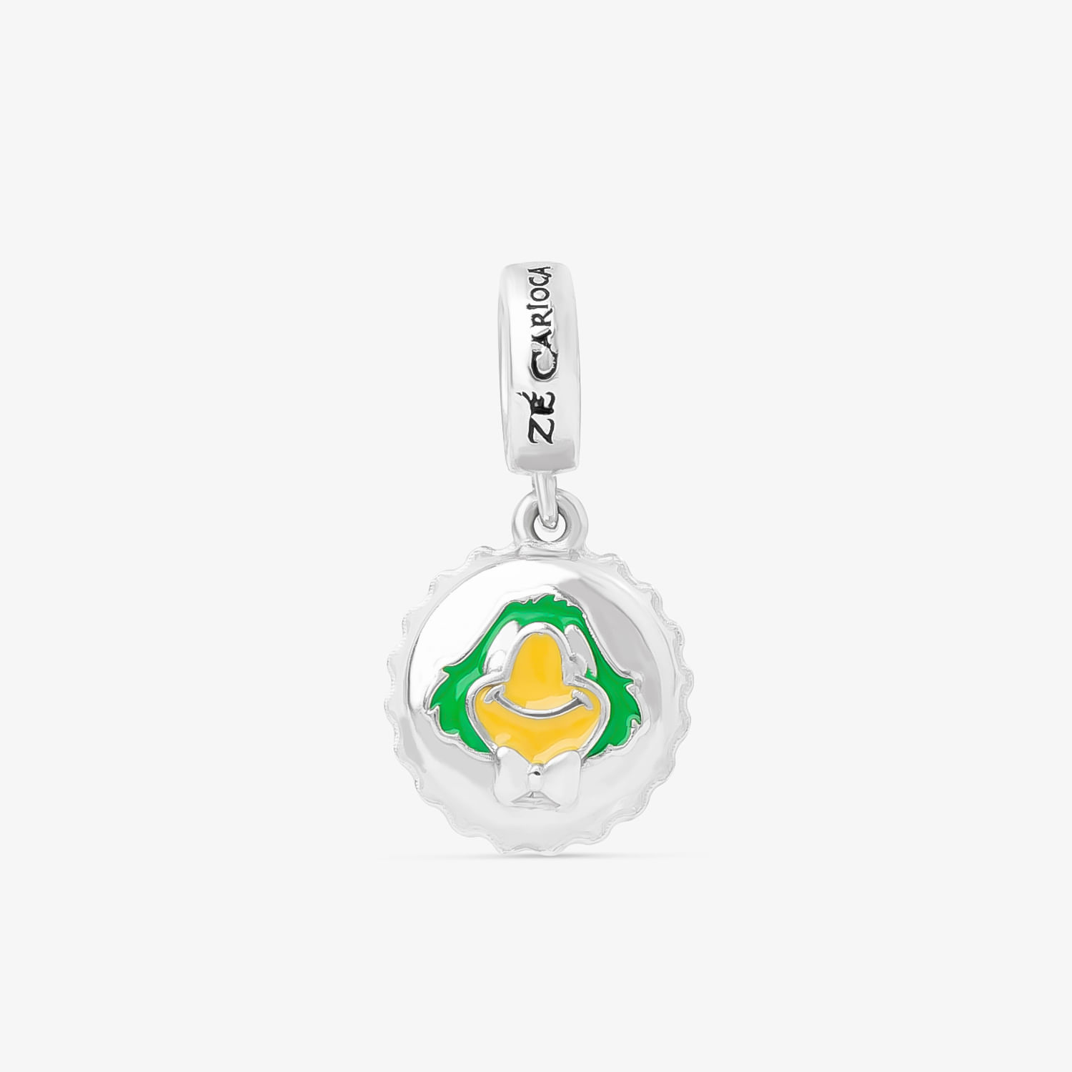 Charm Zé Carioca Tampinha em Prata 925 | MONTE CARLO