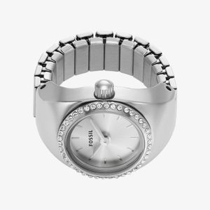 Relógio de Dedo Fossil em Aço Prateado e Cristais ES5321 | MONTE CARLO
