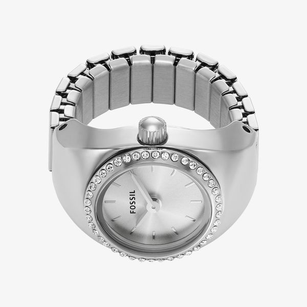 Relógio de Dedo Fossil em Aço Prateado e Cristais ES5321 | MONTE CARLO