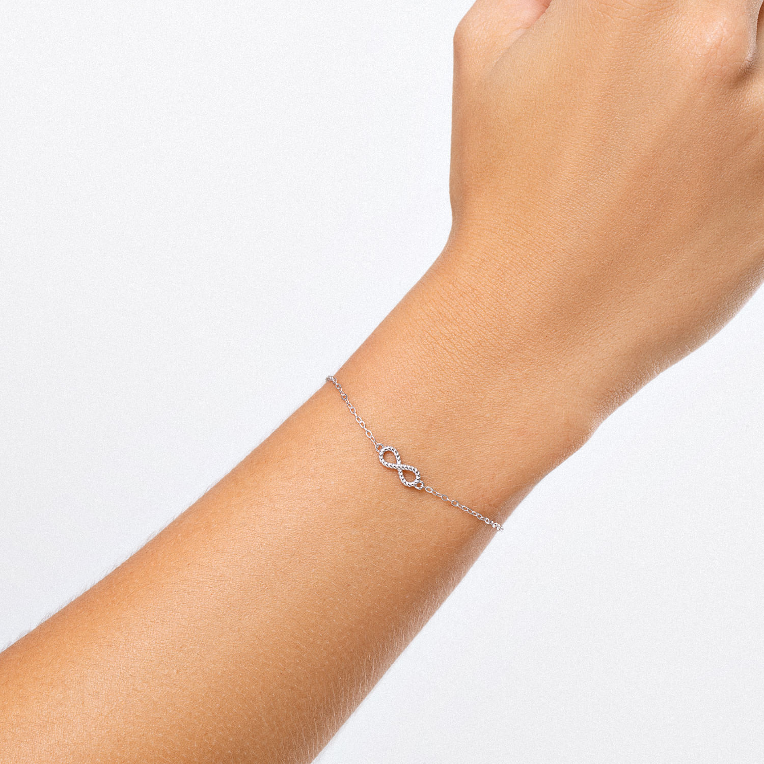 Pulseira Infinito em Prata 925 | MONTE CARLO