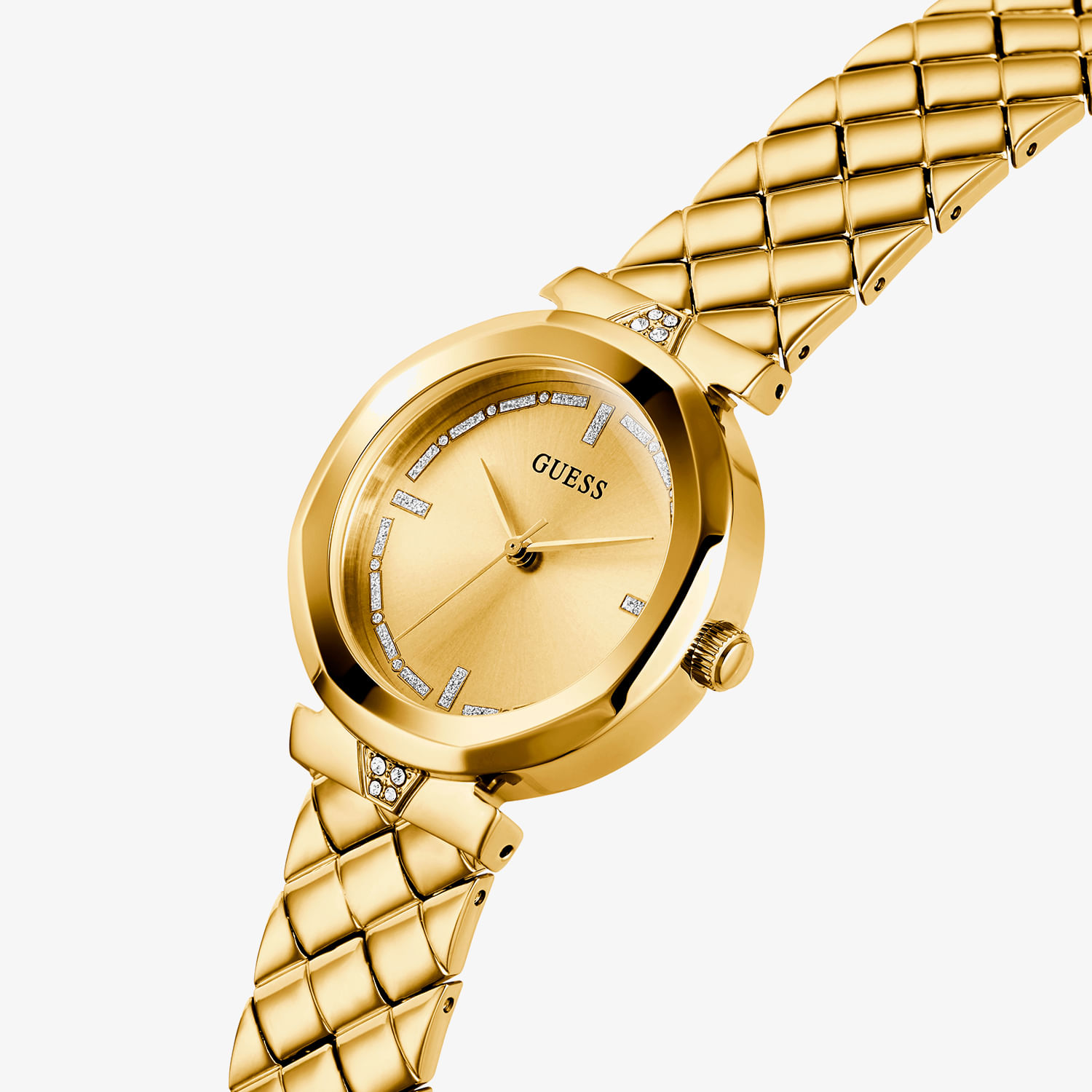 Relógio Guess Feminino em Aço Dourado GW0613L2 | MONTE CARLO