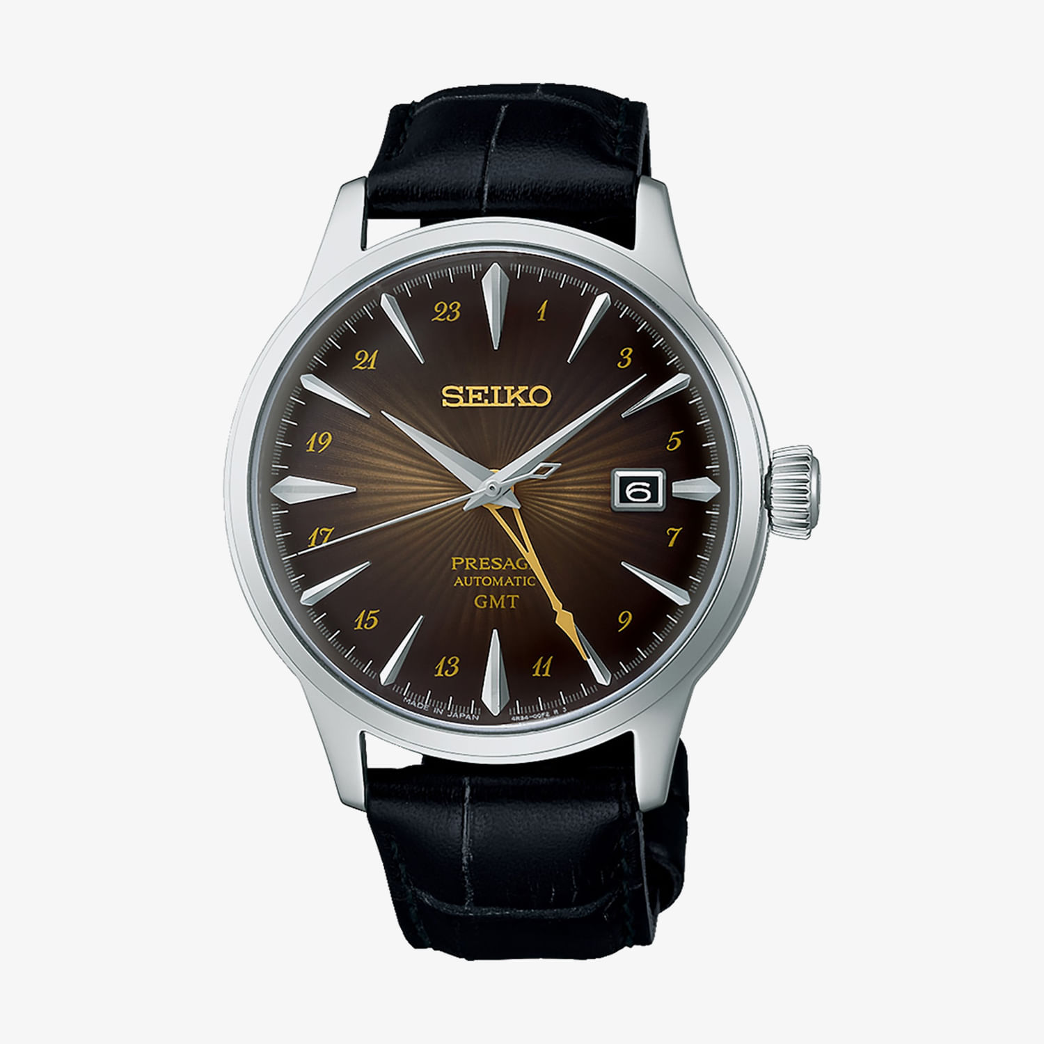 Relógio Seiko Presage Masculino em Couro Preto SSK039J1 | MONTE CARLO