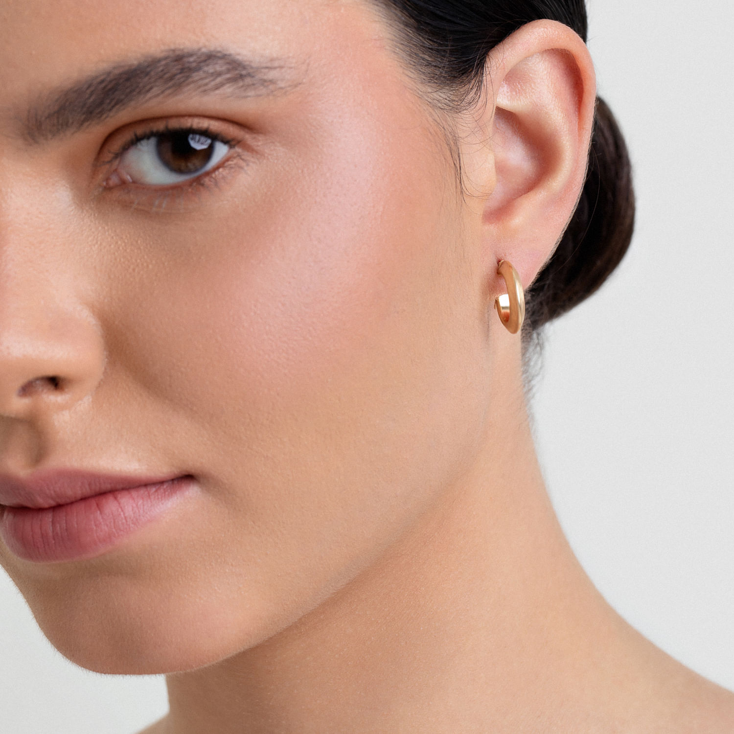 Brinco Argola em Ouro Amarelo 18k | MONTE CARLO